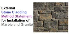 Stone Cladding Method Statement - Construction Method Statement